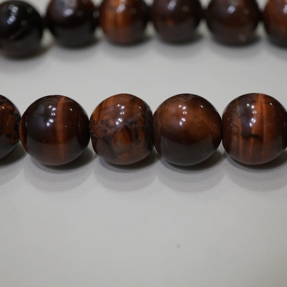 Jewelry | Rare Genuine Red Tigers Eye Strand Necklace | Poshmark